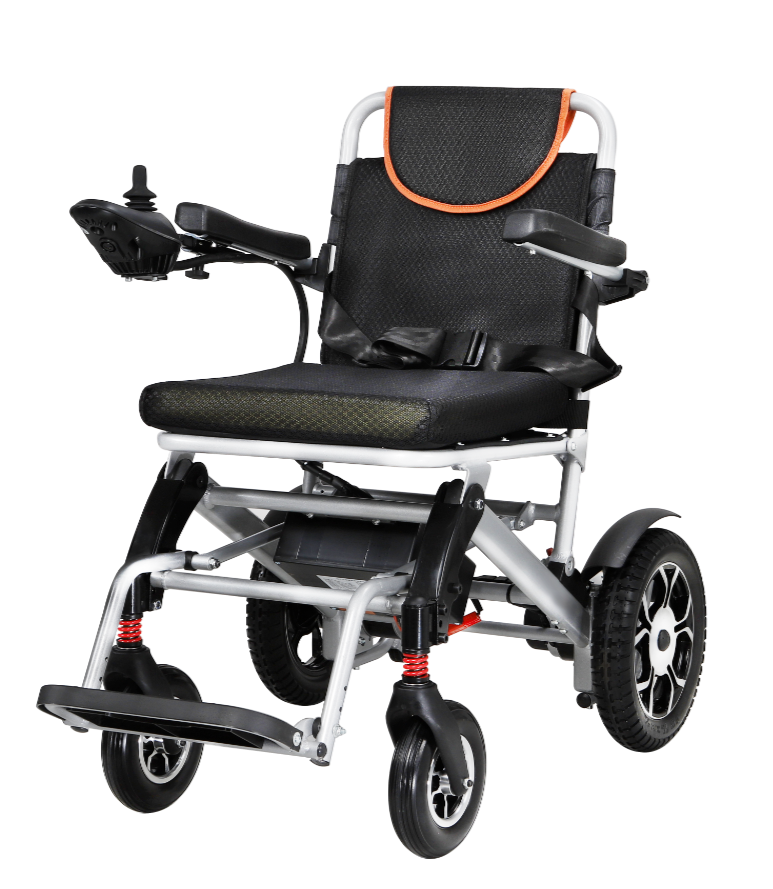 Angel Mobility Travel Electric Wheelchair Folding Portable Powerchair ...