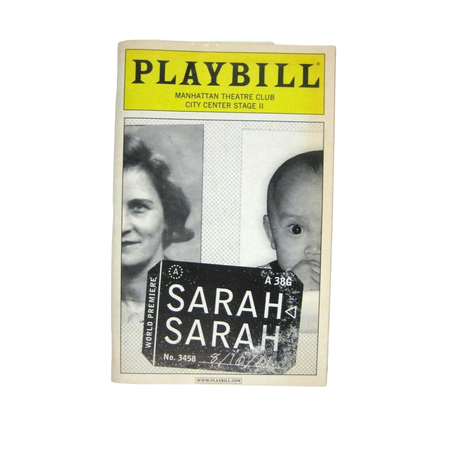 Sarah Sarah Playbill 2004 Richard Masur Andrew Katz Lori Prince ...