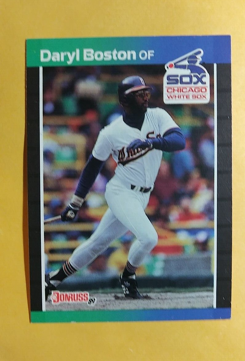 1989 Donruss Baseball Card Daryl Boston Chicago White Sox #455 | eBay
