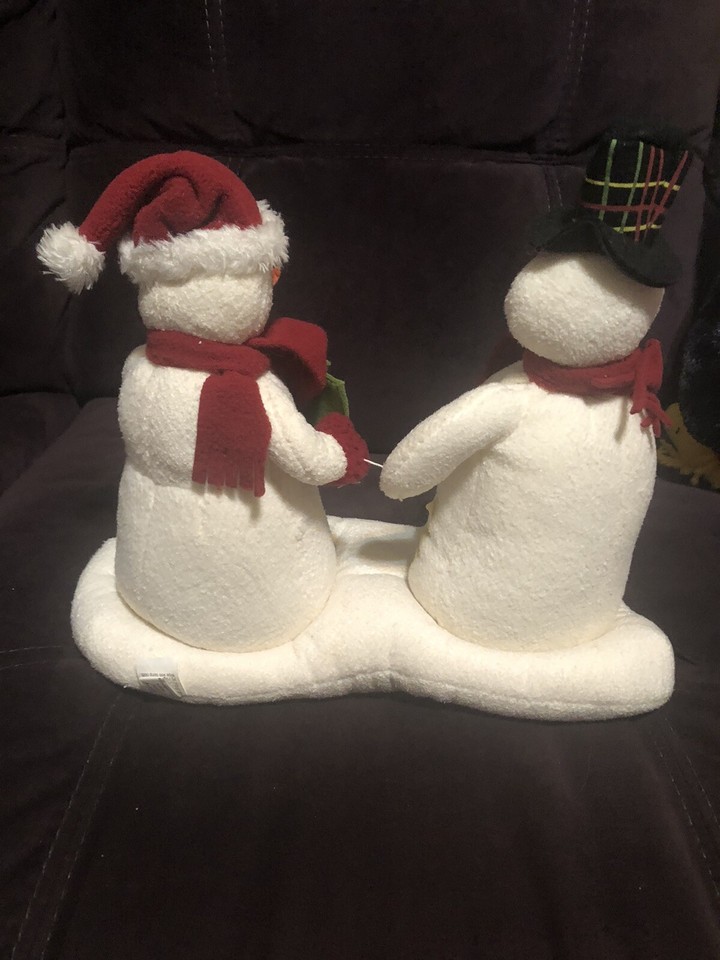 Hallmark Snowman Jingle Pals Mr & Mrs Snowman Animated Singing Plush ...