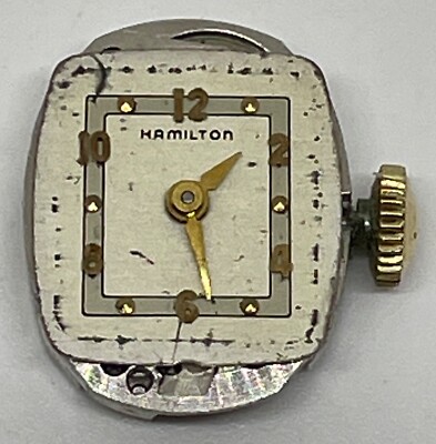HAMILTON 750 MOVEMENT 17 Jewels Swiss Does Not Run For Parts | eBay