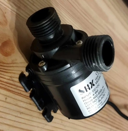 Mini Water Pump Quiet 12V 800L/H USB Brushless Motor Submersible Pool ...