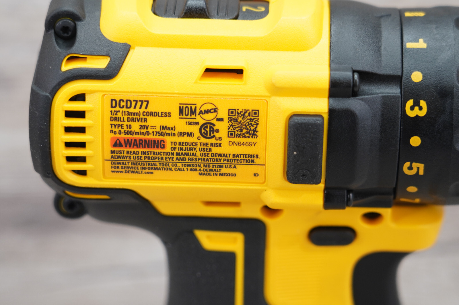 DEWALT DCD777 20V MAX Cordless Drill/Driver ( Tool Only) NEW OPEN BOX ...