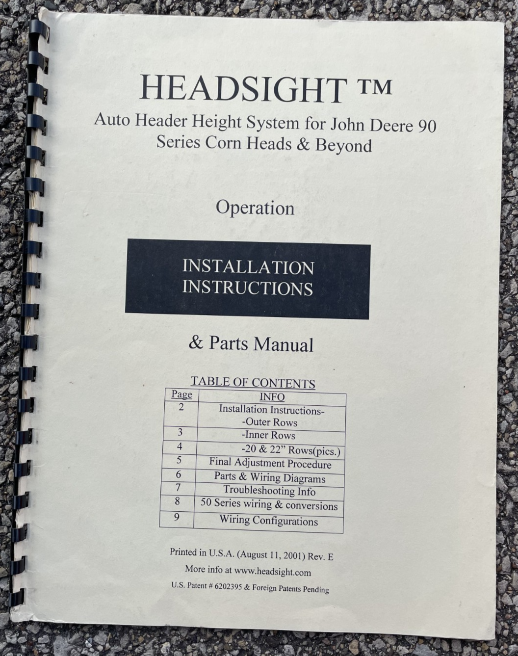 Headsight Auto Header Height System Deere 90 Corn Heads Installation ...