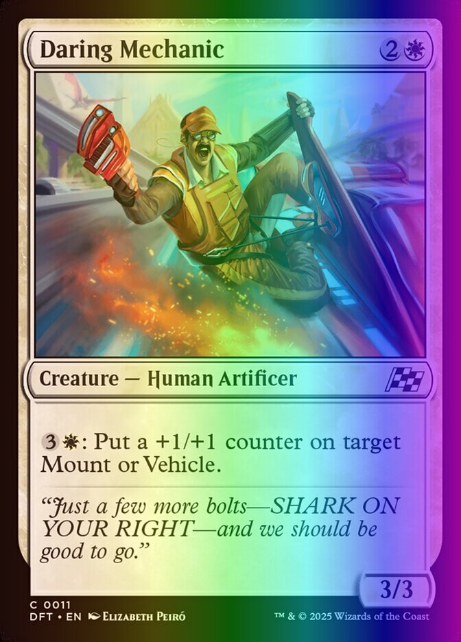 MTG Magic the Gathering Daring Mechanic (11/568) Aetherdrift NM FOIL | eBay