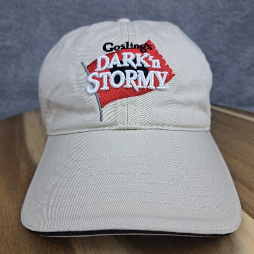 Goslings Rum Hat Cap Strap Back Beige Dark n Stormy Embroidered Promo ...