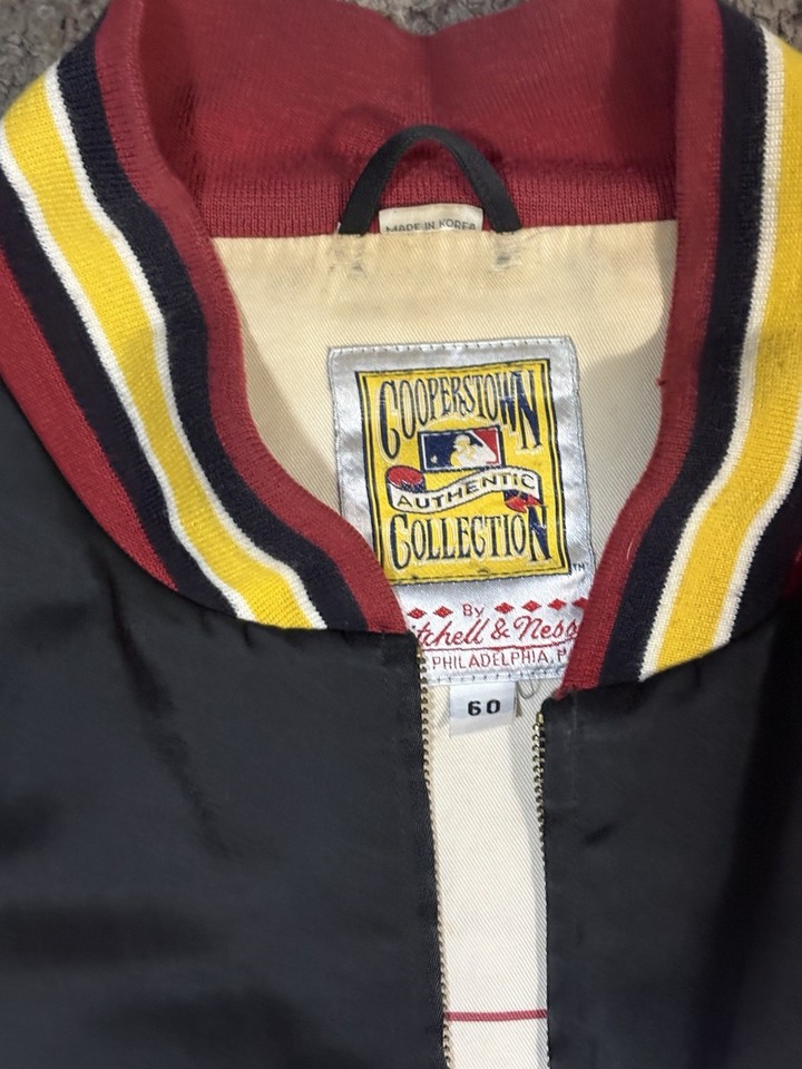 Mitchell & Ness 1957 World Champions Milwaukee Braves MLB Satin Jacket ...