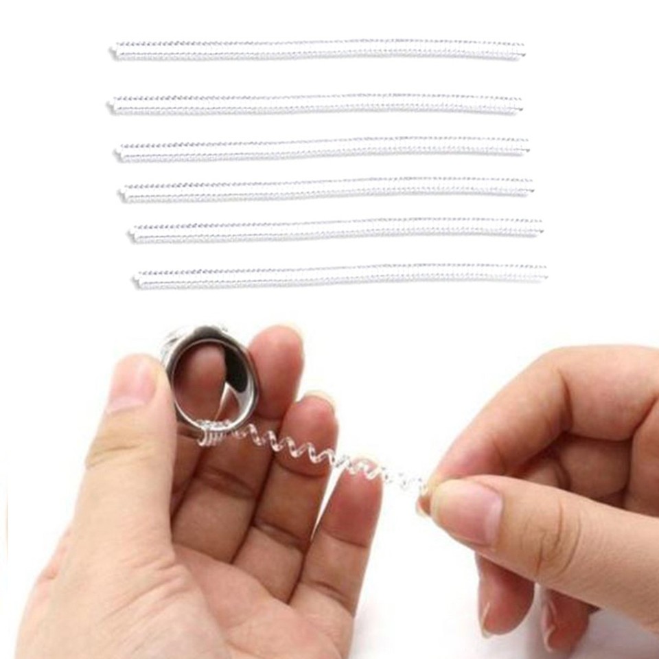 6 Pcs Ring Sizer Reducer Invisible Spacer Adjuster Rings Small Device ...