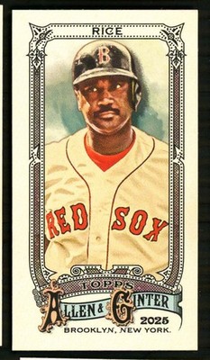 2025 Topps Allen & Ginter Mini A&G Back Jim Rice Boston Red Sox #310 | eBay