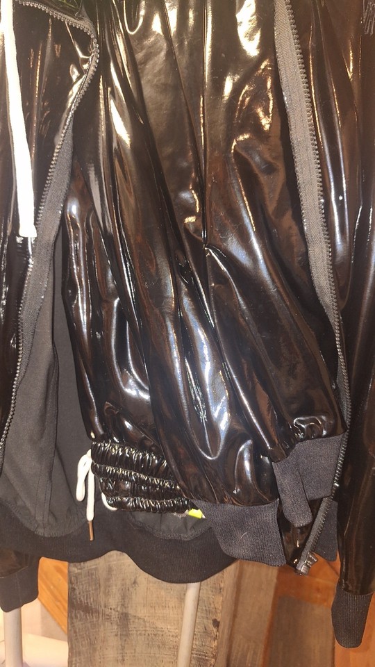 Mr. Riegillio Men's PVC Tracksuit (Jacket Pants), Worn Once, Large, Gay ...