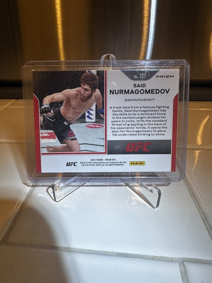 2021 Panini Prizm Ufc Said Nurmagomedov Silver Prizm Rookie , Topps ...