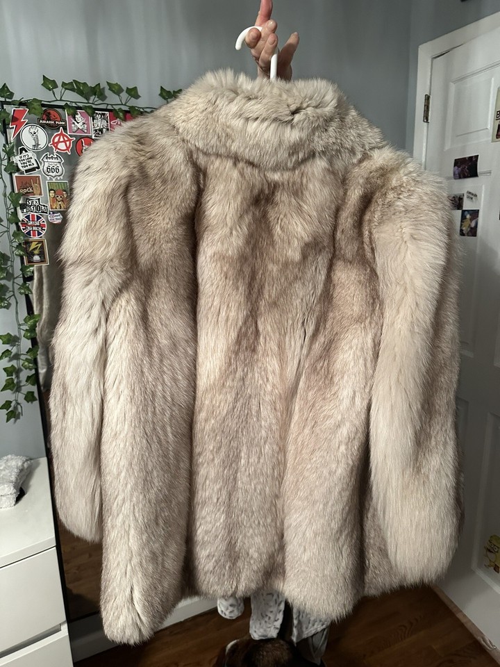 REAL GENUINE FOX FUR COAT FOR WOMEN | eBay