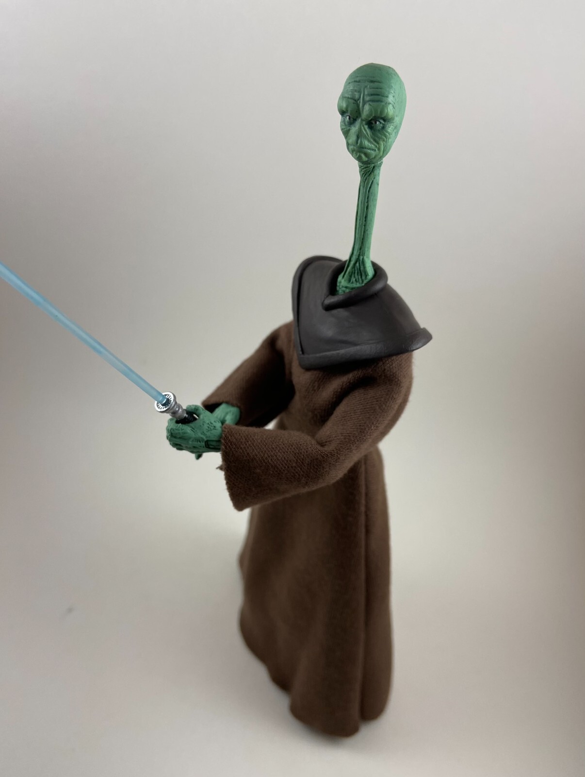 Custom Star Wars 6in scale Black Series Yarael Poof Figure windu mace ...