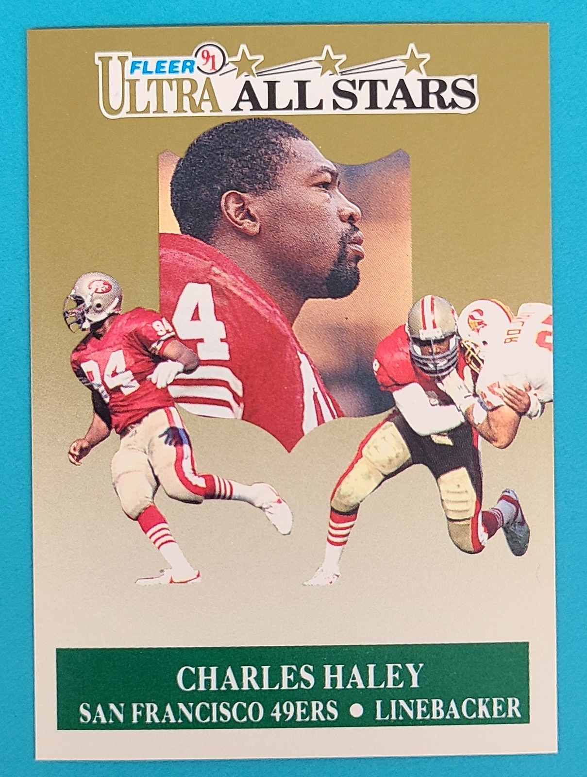 1991 Ultra All Stars #6 Charles Haley San Francisco 49ers Football Card ...