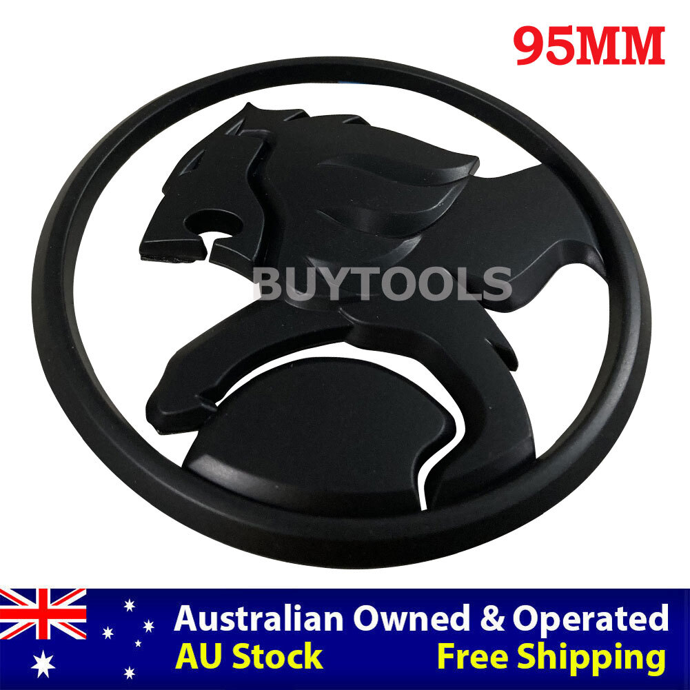 Matte Black Badge for HOLDEN Rear Boot Lion Logo 95MM COMMODORE HSV UTE ...