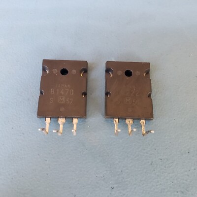 Matched pair pulled original transistors B1470 D2222 , w33 | eBay