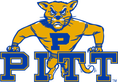 Pitt Panthers Logo vintage Die Cut Laminated Vinyl Sticker/Decal 6 inch ...