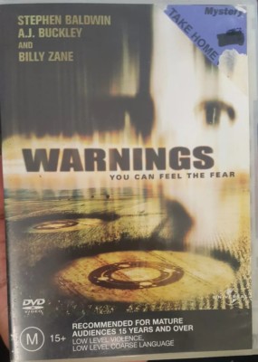 WARNINGS RARE DELETED DVD BILLY ZANE STEPHEN BALDWIN CROP CIRCLES SCI ...
