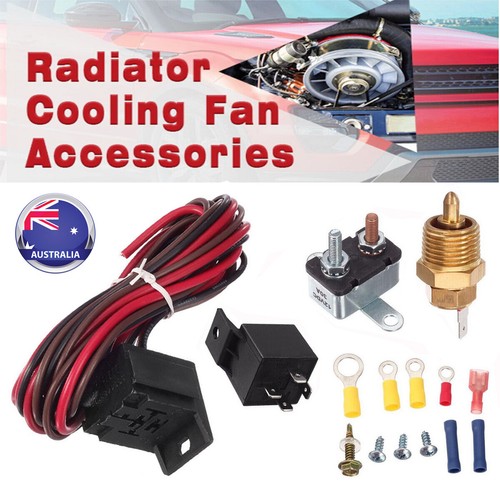 Auto Electric Cooling Thermo Fan Controller Wiring Temp Switch ...