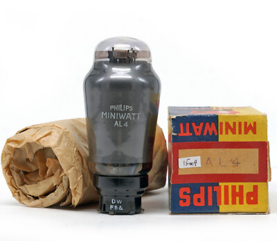 AL4 PHILIPS NOS FRANCE Electron Tube Lampe TSF Valve Valvola Valvula ...