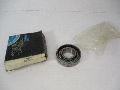 THE GENERAL Precision Ball Roller Bearing # 6205 x 52 mm OD x 15 mm x ...