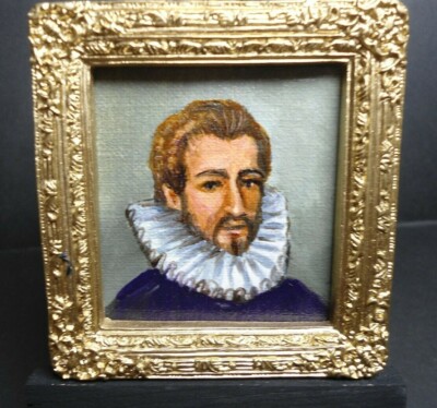 Miniature Oil Painting by Amando LaVann 2019 Louis De Bussi D' Amboise ...