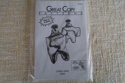 Great Copy Pattern for Cuddle Wrap Newborn to 30 Pounds #1010 | eBay