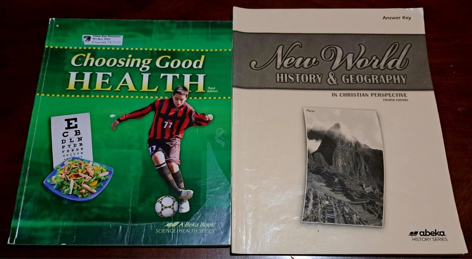 Lot of Abeka 6th grade curriculum Teacher Student History Health ...