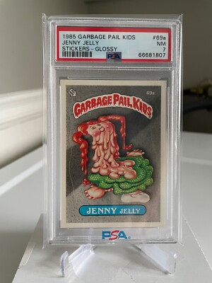1985 Garbage Pail Kids JENNY JELLY #69a Glossy PSA 7 NM | eBay