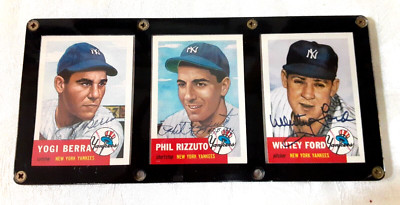 Autographed 1991 Topps Archives Baseball cards Berra, Rizzuto, Ford ...