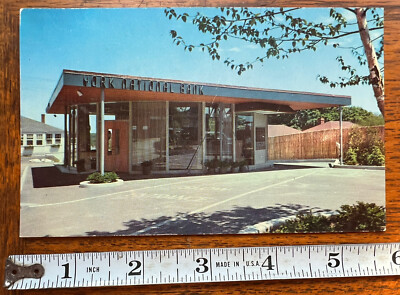 Vintage York National Bank Of Saco Maine Old Orchard Beach Real Photo ...