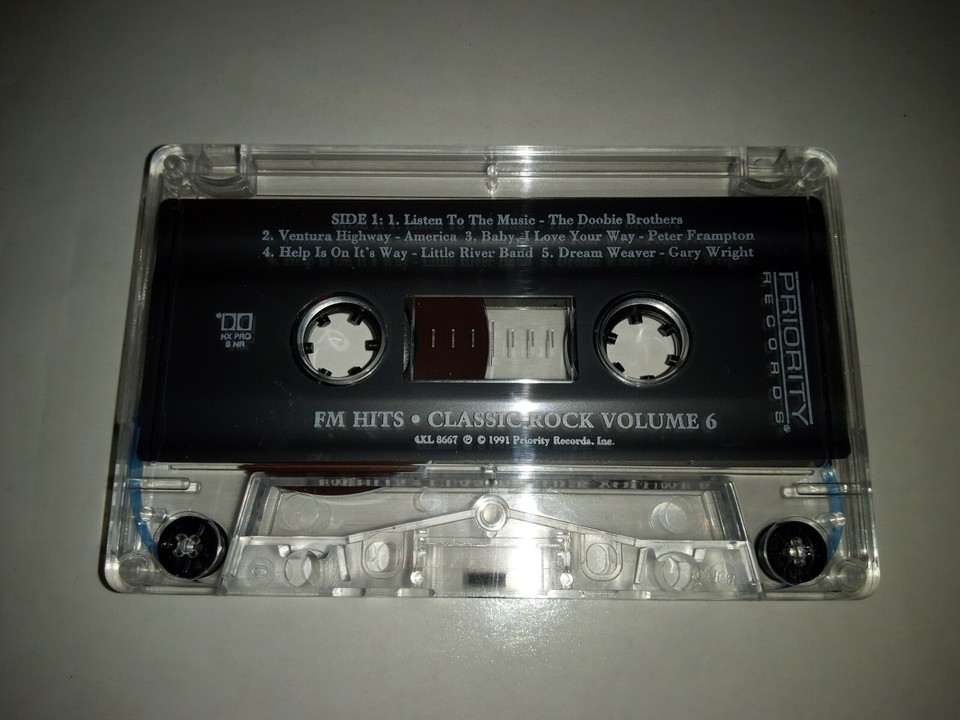 FM Hits Classic Rock Volume 6 Cassette with Ace, Alan Parsons, Al ...