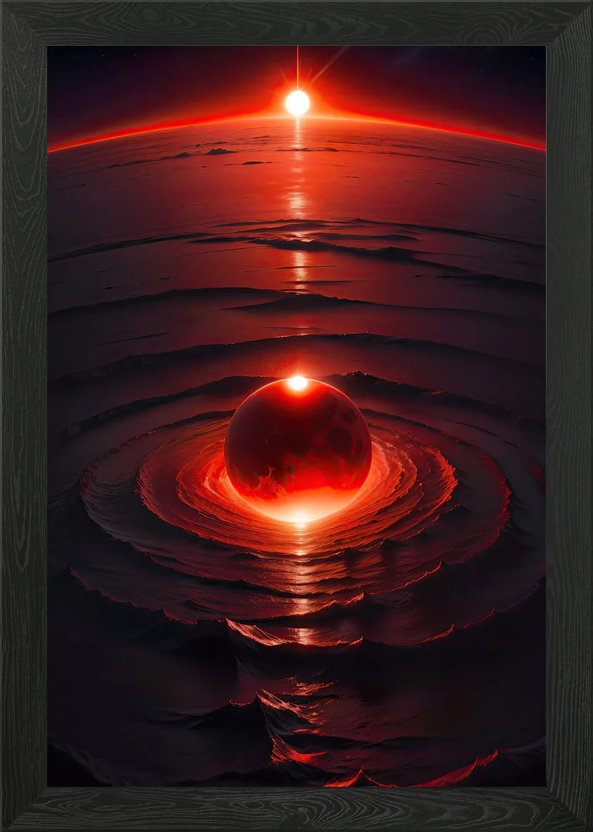 Fall Fantasy Art Framed Wall Art Poster Canvas Print Picture | eBay UK