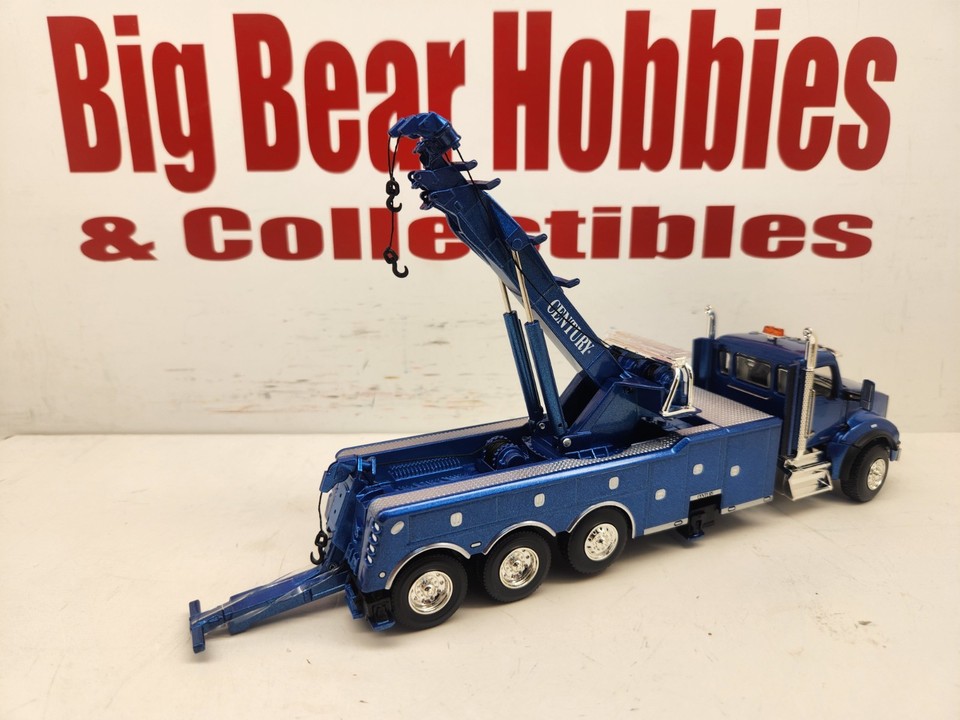 1/50 First Gear 50-3466 Surf Blue Kenworth T880 W/Century 1060 Rotator ...