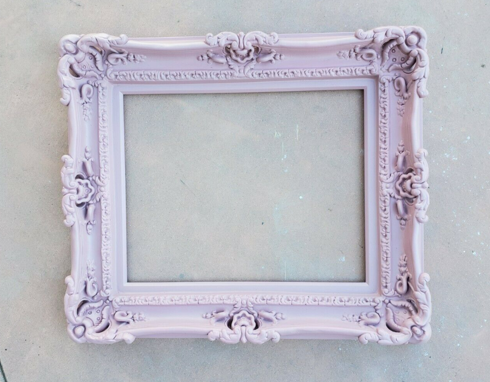 12x16 Baby Photo Frame Pale Pink Picture Frame Ornate Original Frame ...