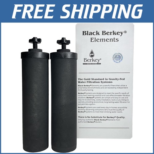 Set of 2 Black Berkey BB9-2 Filters - Long-Lasting Water Purification Solution | eBay