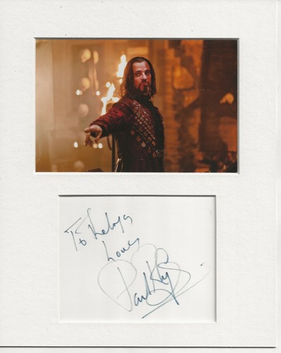 Paul Rhys da vinci's demons signed genuine authentic autograph UACC RD ...