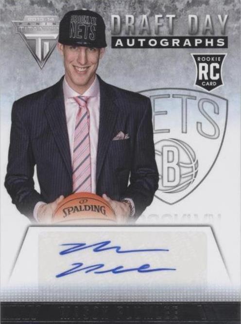 2013-14 Panini Titanium - Draft Day Autographs Mason Plumlee #10 (AU ...