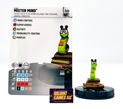 DC Heroclix Mister Mind #006 w/ Card Masters of Time Set | eBay