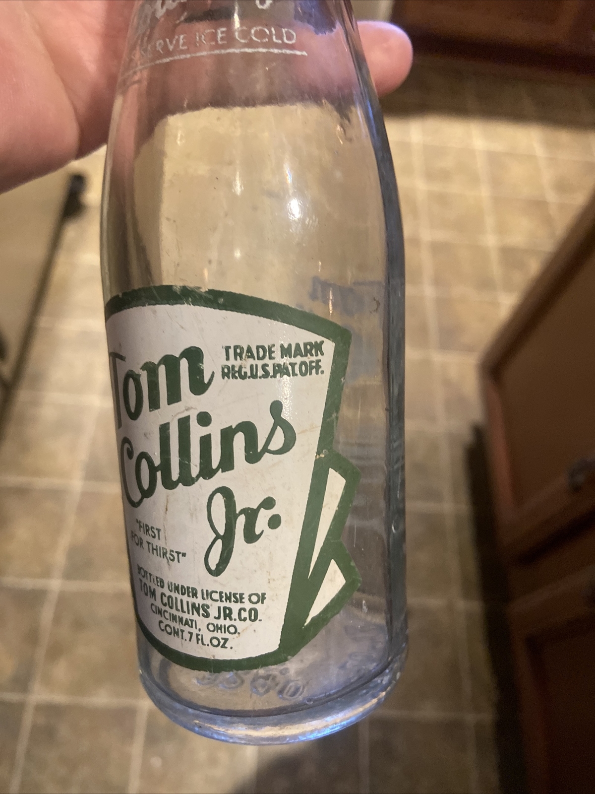 Tom Collins Jr. ACL Soda Bottle Wheeling West Virginia | eBay
