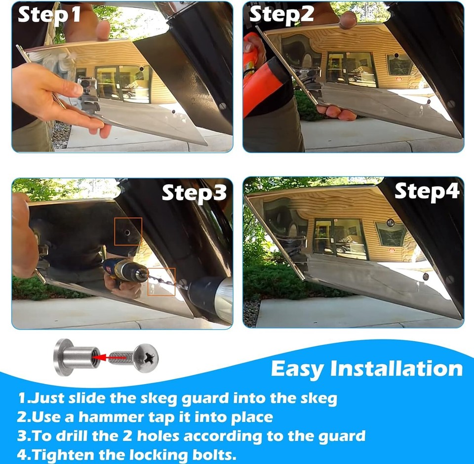 99022 Skeg Guard for Volvo Penta Sterndrive SX Drive Single Prop 1995 ...