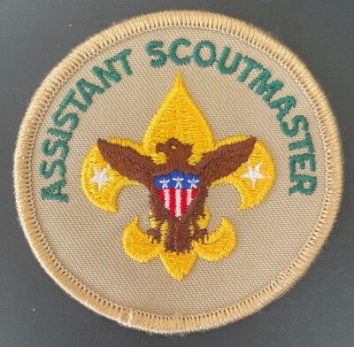 BSA Assistant Scoutmaster Patch Iron-On Used YZ05 | eBay
