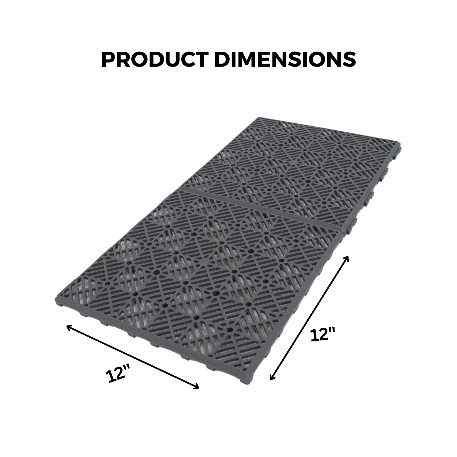 Non-Slip Path Interlocking Plastic Weatherproof Garden Floor Patio ...