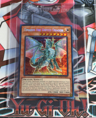 YuGiOh Timaeus The United Dragon MP23-EN003 1st Edition Prismatic ...