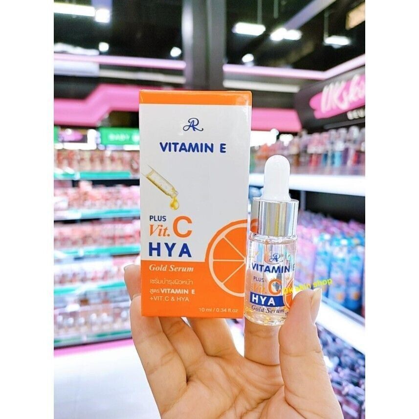 2x AR Vitamin E Plus Vit C HYA Gold Serum moisturizes facial skin restore 10ml | eBay