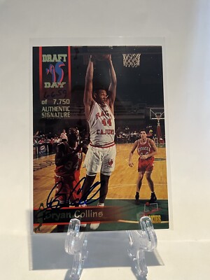 1995 Bryan Collins Auto Signature Rookies Draft Day /7750 | eBay