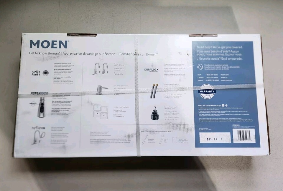 Moen 87162SRS Boman Pull Down Kitchen Faucet - Stainless 26508329375| eBay
