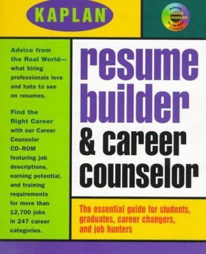 Kaplan Resume Builder with Career CD ROM 9780684836928 | eBay