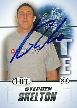 Stephen Skelton autographed Football Card (Fordham) 2011 SAGE HIT #20 ...