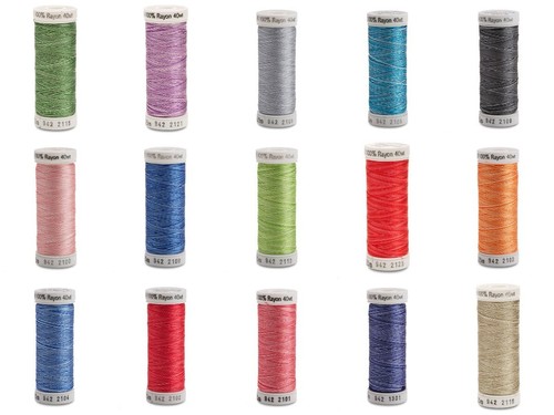GUTERMANN SULKY 100% RAYON 40 WT EMBROIDERY SEWING THREAD 2100-99 ...